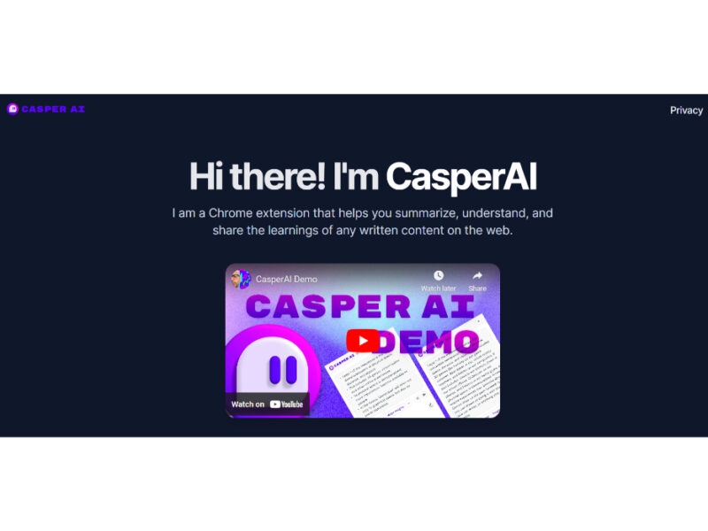 Casper AI - FastPedia